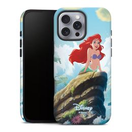 DeinDesign iPhone 16 Pro Max Handy Panzer Handyh&uuml;lle robuste Outdoor H&uuml;lle Schutzh&uuml;lle gl&auml;nzend Official Licensed Product Arielle Die Meerjungfrau Mermaid Tough 