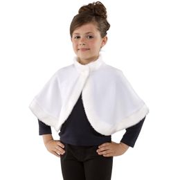 buttinette Cape f&uuml;r Kinder, wei&szlig;