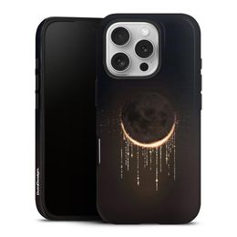 DeinDesign iPhone 16 Pro Handy Panzer Handyh&uuml;lle robuste Outdoor H&uuml;lle Schutzh&uuml;lle gl&auml;nzend Full Moon Moon Light Tough Case