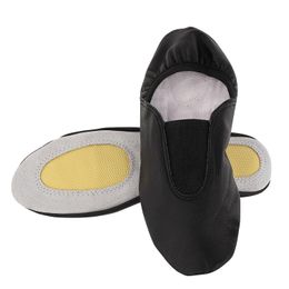 buttinette Leder-Gymnastikschuhe f&uuml;r Erwachsene und Kinder, schwarz