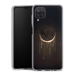 DeinDesign Galaxy A12 Handy Silikon H&uuml;lle Case transparent Handyh&uuml;lle Moon Light Full Moon Silikon Case