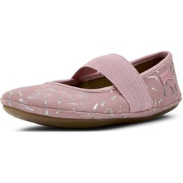 Camper Ballerina 'Right' M&auml;dchen Gr&ouml;&szlig;e 31 rosa / silber