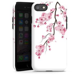 DeinDesign iPhone SE (2022) Handy Panzer Handyh&uuml;lle robuste Outdoor H&uuml;lle Schutzh&uuml;lle matt Aisa Japan Cherry Blossom Tough Case