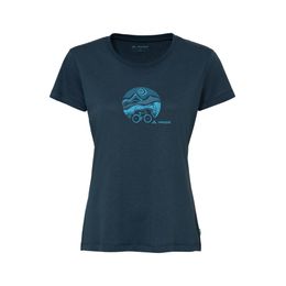 Vaude T-Shirt Damen Gr&ouml;&szlig;e XXL neonblau / dunkelblau