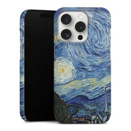 DeinDesign iPhone 15 Pro Handy Premium Case Smartphone Handyh&uuml;lle Schutzh&uuml;lle gl&auml;nzend The Starry Night Kunst Premium Case