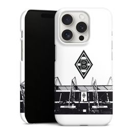 DeinDesign iPhone 15 Pro Handy Premium Case Smartphone Handyh&uuml;lle Schutzh&uuml;lle gl&auml;nzend Stadium Die Fohlen Borussia M&ouml;nchengladbach Premium Case