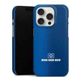 DeinDesign iPhone 15 Pro Handy Premium Case Smartphone Handyh&uuml;lle Schutzh&uuml;lle gl&auml;nzend Hsv Logo Official Licensed Product Premium Case