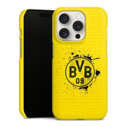 DeinDesign iPhone 15 Pro Handy Premium Case Smartphone Handyh&uuml;lle Schutzh&uuml;lle gl&auml;nzend Official Licensed Product Bvb Borussia Dortmund Premium Case