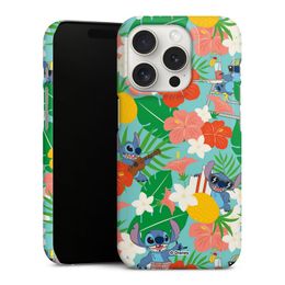 DeinDesign iPhone 15 Pro Handy Premium Case Smartphone Handyh&uuml;lle Schutzh&uuml;lle gl&auml;nzend Lilo & Stitch Movie Disney Premium Case