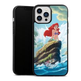 DeinDesign iPhone 13 Pro Max Handy Silikon H&uuml;lle Case schwarz Handyh&uuml;lle Official Licensed Product Arielle Die Meerjungfrau Mermaid