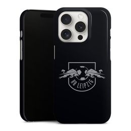 DeinDesign iPhone 15 Pro Handy Premium Case Smartphone Handyh&uuml;lle Schutzh&uuml;lle gl&auml;nzend Official Licensed Product Logo Rb Leipzig Premium Case