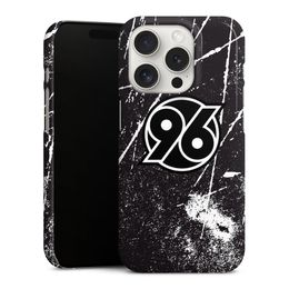 DeinDesign iPhone 15 Pro Handy Premium Case Smartphone Handyh&uuml;lle Schutzh&uuml;lle gl&auml;nzend Hannover 96 H96 Official Licensed Product Premium Case