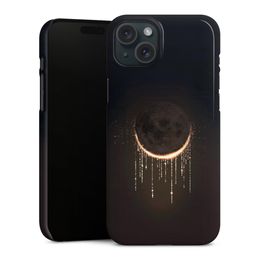 DeinDesign iPhone 15 Plus Handy Premium Case Smartphone Handyh&uuml;lle Schutzh&uuml;lle gl&auml;nzend Full Moon Moon Light Premium Case