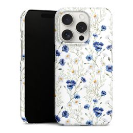 DeinDesign iPhone 15 Pro Handy Premium Case Smartphone Handyh&uuml;lle Schutzh&uuml;lle gl&auml;nzend Flowers Muster Flower Premium Case