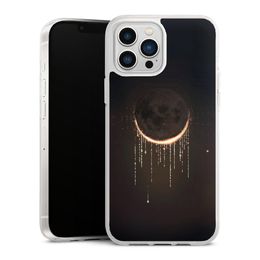 DeinDesign iPhone 13 Pro Max Handy Silikon H&uuml;lle Case transparent Handyh&uuml;lle Full Moon Moon Light Silikon Case