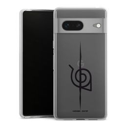 DeinDesign Google Pixel 7 Handy Silikon H&uuml;lle Case transparent Handyh&uuml;lle Konoha Sasuke Naruto Shippuden Silikon Case
