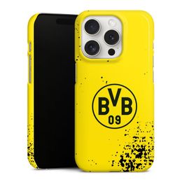 DeinDesign iPhone 15 Pro Handy Premium Case Smartphone Handyh&uuml;lle Schutzh&uuml;lle gl&auml;nzend Borussia Dortmund Borusse Official Licensed Product Premium Case