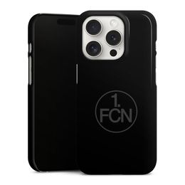 DeinDesign iPhone 15 Pro Handy Premium Case Smartphone Handyh&uuml;lle Schutzh&uuml;lle gl&auml;nzend 1. Fcn 1. Fc N&uuml;rnberg Logo Premium Case