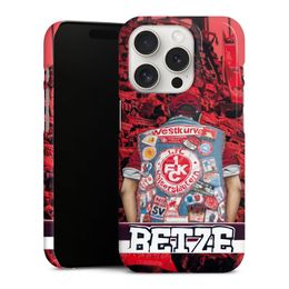 DeinDesign iPhone 15 Pro Handy Premium Case Smartphone Handyh&uuml;lle Schutzh&uuml;lle gl&auml;nzend Official Licensed Product 1. Fc Kaiserslautern 1. Fck Premium Case