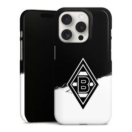 DeinDesign iPhone 15 Pro Handy Premium Case Smartphone Handyh&uuml;lle Schutzh&uuml;lle gl&auml;nzend Bmg Borussia M&ouml;nchengladbach Gladbach Premium Case