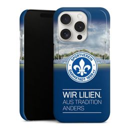DeinDesign iPhone 15 Pro Handy Premium Case Smartphone Handyh&uuml;lle Schutzh&uuml;lle gl&auml;nzend Official Licensed Product Sv Darmstadt 98 Coat Of Arms Premium Case