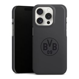 DeinDesign iPhone 15 Pro Handy Premium Case Smartphone Handyh&uuml;lle Schutzh&uuml;lle gl&auml;nzend Bvb Borussia Dortmund Logo Premium Case
