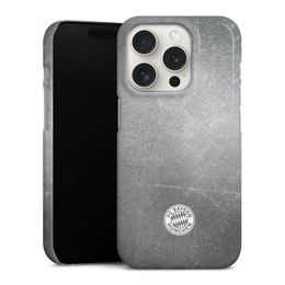 DeinDesign iPhone 15 Pro Handy Premium Case Smartphone Handyh&uuml;lle Schutzh&uuml;lle gl&auml;nzend Concrete Fcb Fc Bayern M&uuml;nchen Premium Case