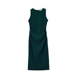 KOTON Kleid Damen Gr&ouml;&szlig;e 34 dunkelgr&uuml;n Winterkleid
