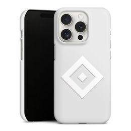 DeinDesign iPhone 15 Pro Handy Premium Case Smartphone Handyh&uuml;lle Schutzh&uuml;lle gl&auml;nzend Hsv Hamburger Sv Coat Of Arms Premium Case