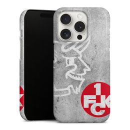 DeinDesign iPhone 15 Pro Handy Premium Case Smartphone Handyh&uuml;lle Schutzh&uuml;lle gl&auml;nzend 1. Fck Devil 1. Fc Kaiserslautern Premium Case