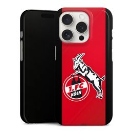 DeinDesign iPhone 15 Pro Handy Premium Case Smartphone Handyh&uuml;lle Schutzh&uuml;lle gl&auml;nzend 1. Fc K&ouml;ln Billy Goat Hennes Official Licensed Product Premium Case