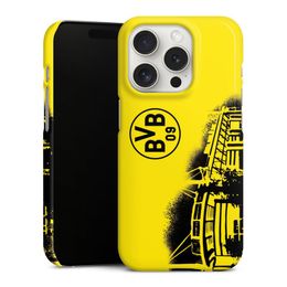 DeinDesign iPhone 15 Pro Handy Premium Case Smartphone Handyh&uuml;lle Schutzh&uuml;lle gl&auml;nzend Stadium Bvb Borussia Dortmund Premium Case