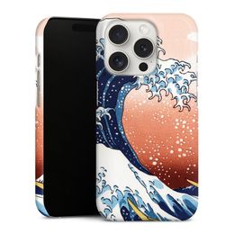 DeinDesign iPhone 15 Pro Handy Premium Case Smartphone Handyh&uuml;lle Schutzh&uuml;lle gl&auml;nzend Die Gro&szlig;e Welle Vor Kanagawa Japan Art Premium Case