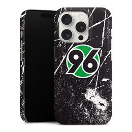 DeinDesign iPhone 15 Pro Handy Premium Case Smartphone Handyh&uuml;lle Schutzh&uuml;lle gl&auml;nzend Coat Of Arms H96 Hannover 96 Premium Case