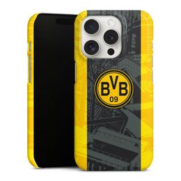 DeinDesign iPhone 15 Pro Handy Premium Case Smartphone Handyh&uuml;lle Schutzh&uuml;lle gl&auml;nzend Bvb Borussia Dortmund Stadium Premium Case
