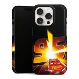 DeinDesign iPhone 15 Pro Handy Premium Case Smartphone Handyh&uuml;lle Schutzh&uuml;lle gl&auml;nzend Official Licensed Product Cars Lightning Mcqueen 95 Premium Case