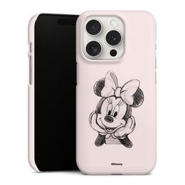 DeinDesign iPhone 15 Pro Handy Premium Case Smartphone Handyh&uuml;lle Schutzh&uuml;lle gl&auml;nzend Official Licensed Product Disney Minnie Mouse Premium Case