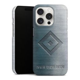DeinDesign iPhone 15 Pro Handy Premium Case Smartphone Handyh&uuml;lle Schutzh&uuml;lle gl&auml;nzend Metallic Look Hsv Hamburger Sv Premium Case