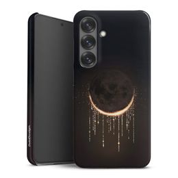 DeinDesign Galaxy S25 Handy Premium Case Smartphone Handyh&uuml;lle Schutzh&uuml;lle gl&auml;nzend Full Moon Moon Light Premium Case