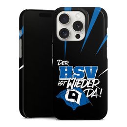 DeinDesign iPhone 15 Pro Handy Premium Case Smartphone Handyh&uuml;lle Schutzh&uuml;lle gl&auml;nzend Ascent Hamburger Sv Hsv Premium Case