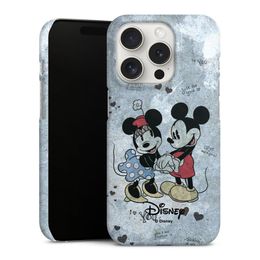 DeinDesign iPhone 15 Pro Handy Premium Case Smartphone Handyh&uuml;lle Schutzh&uuml;lle gl&auml;nzend Vintage Disney Premium Case