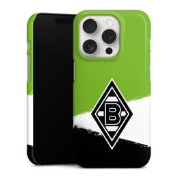 DeinDesign iPhone 15 Pro Handy Premium Case Smartphone Handyh&uuml;lle Schutzh&uuml;lle gl&auml;nzend Borussia M&ouml;nchengladbach Bmg Official Licensed Product Premium Case