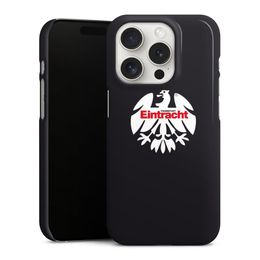 DeinDesign iPhone 15 Pro Handy Premium Case Smartphone Handyh&uuml;lle Schutzh&uuml;lle gl&auml;nzend Eagle Retro Logo Premium Case