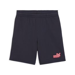 Puma Kinder Sporthose "Essentials Logo Lab Relaxed Shorts Jungen"new navy blau, Gr. 128, Obermaterial: 68% Baumwolle, 32% Polyester. Tasche &ndash; Oben: