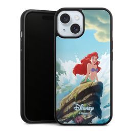 DeinDesign iPhone 15 Handy Gallery Case Handyh&uuml;lle 9H Geh&auml;rtetes Glas R&uuml;ckseite H&uuml;lle Official Licensed Product Arielle Die Meerjungfrau Mermaid Gallery Case