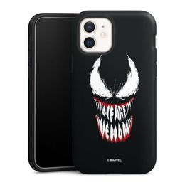 DeinDesign iPhone 12 Handy Panzer Handyh&uuml;lle robuste Outdoor H&uuml;lle Schutzh&uuml;lle matt Venom Marvel Official Licensed Product Tough Case