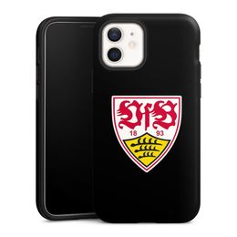 DeinDesign iPhone 12 Handy Panzer Handyh&uuml;lle robuste Outdoor H&uuml;lle Schutzh&uuml;lle matt Coat Of Arms Vfb Stuttgart Official Licensed Product Tough Case
