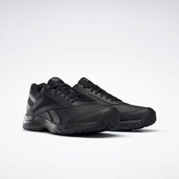 Reebok Herren Walkingschuh "WORK N CUSHION 4.0", Gr. 44, schwarz, Leder, Synthetik, Schuhe