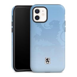 DeinDesign iPhone 12 Handy Panzer Handyh&uuml;lle robuste Outdoor H&uuml;lle Schutzh&uuml;lle matt Tsv 1860 M&uuml;nchen Official Licensed Product Logo Tough Case