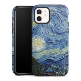 DeinDesign iPhone 12 Handy Panzer Handyh&uuml;lle robuste Outdoor H&uuml;lle Schutzh&uuml;lle matt The Starry Night Kunst Tough Case